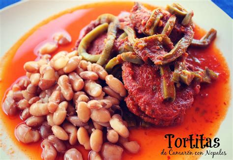Una Mexicana en USA Tortitas de Camarón con Nopales Receta de mi mamá