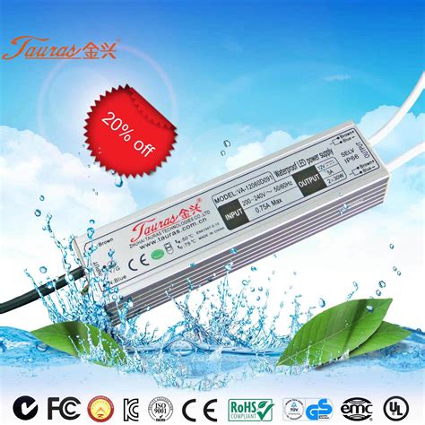 60W Constant Voltage 24V Waterproof LED Power Supply VA 24060D091 Led
