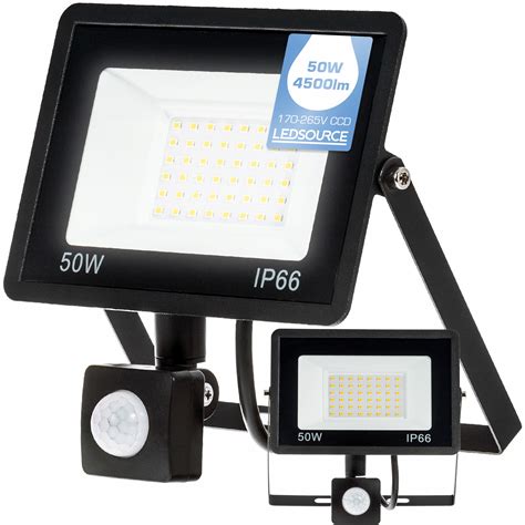 Halogen Naświetlacz LED 50W LAMPA z Czujnik ruchu 7239A Cena