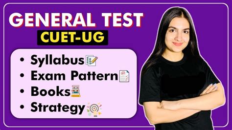 CUET General Test Preparation Syllabus Books Strategy Weightage