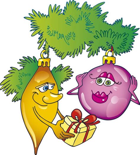 Burbujas en el árbol de navidad con regalo Vector Premium