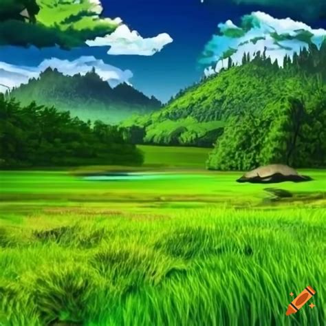 Semi Realistic Landscape Of Pokemon Sinnoh Region On Craiyon