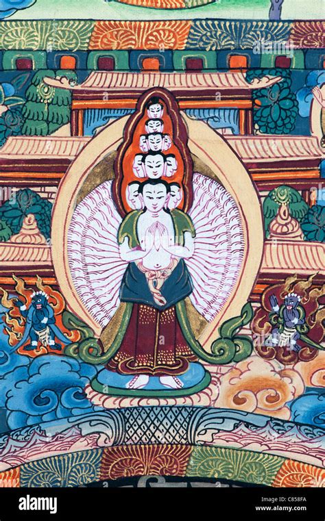 Traditional Thangka Painting Hi Res Stock Photography And Images Alamy