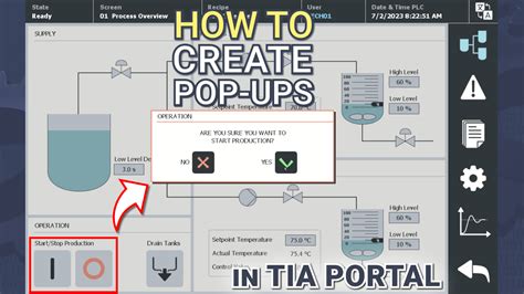 How To Add Pop Up Screens To Your Tia Hmi Applications