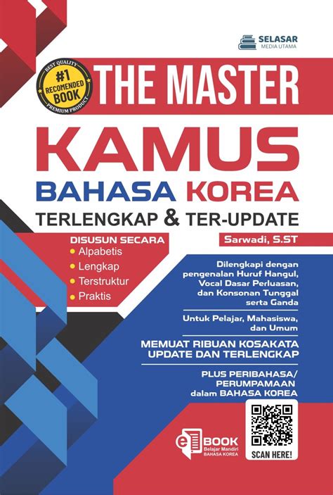 Jual Buku The Master Kamus Bahasa Korea Karya Sarwadi S ST Toko