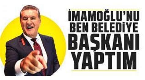 Sarıgül Ekrem İmamoğlu nu ben belediye başkanı yaptım PressTurk