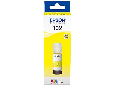 Cartucho De Tinta Epson 102 70ml Amarillo