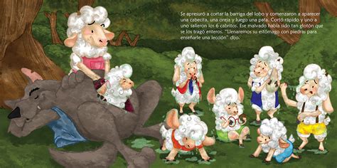 El Lobo Y Los Siete Cabritos Behance