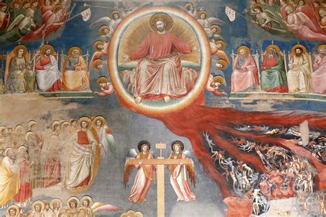 The Scrovegni Chapel Fresco By Giotto 14 Th Century The Last