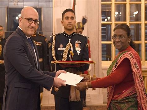 Envoys Of Five Nations Present Credentials To President Droupadi Murmu