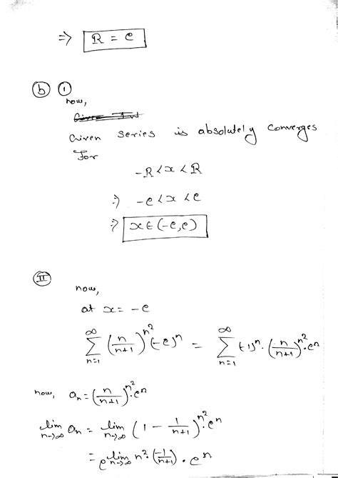 [solved] apply the root test in the series to find its a radius and course hero