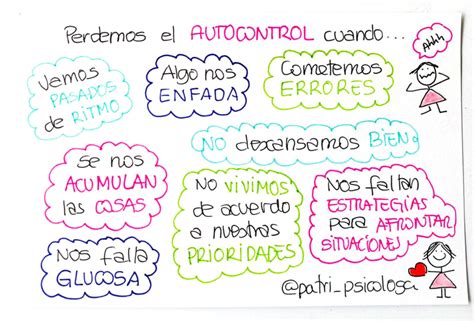 Entrenar el autocontrol Patri Psicóloga