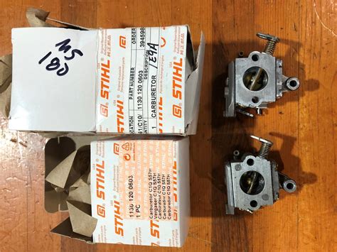OEM USED Stihl Chainsaw Carburetors MS 180 Lot Of 2 11301200603 EBay