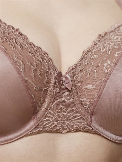 Triumph Biustonosz z fiszbiną Ladyform Soft W X 10166306 Beżowy Modivo pl