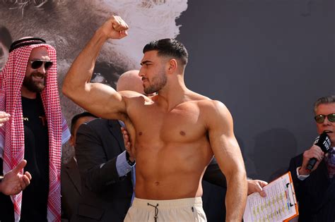 Jake Paul Vs Tommy Fury Weigh Ins Photo Gallery