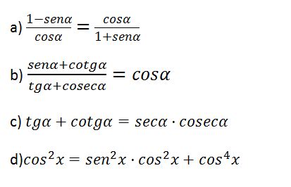 Identidades trigonométricas Tutorial Ejercicios resueltos paso a paso
