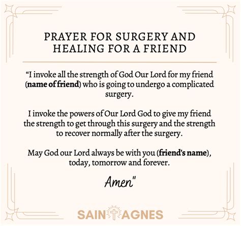 11 Short Prayers Before Surgery For A Friend With Images