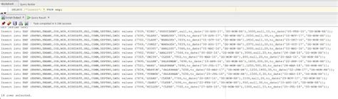 sqlformat csv json xml format output of sql in sqldeveloper oracle database