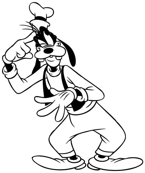 Pippo Con Volto Buffo Disegno Da Colorare Disegni Da Colorare E