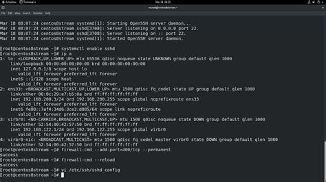 Centos Stream Rhel Setup Ssh Server Default Port Change