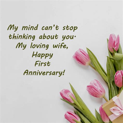 1st Wedding Anniversary Messages For Wife