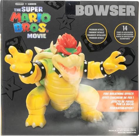 The Super Mario Bros Movie Bowser Action Figure With Fire Breathing Effects Artofit