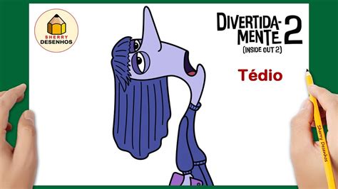 Como desenhar a Tédio de Divertida Mente 2 fácil Divertidamente