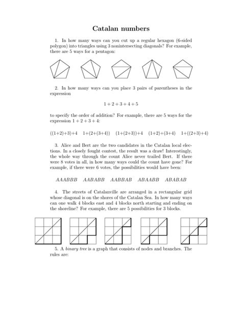 catalan numbers