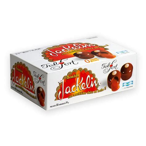 Felfort Jackelin Bocaditos Relleno de Dulce de Leche Bañado en