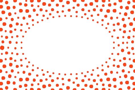 Free Vector Hand Drawn Red Polka Dot Background