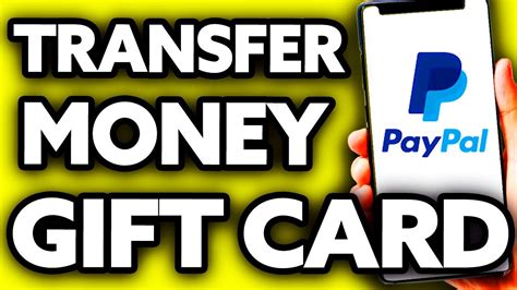 How To Transfer Money From A Gift Card To Paypal EASY YouTube