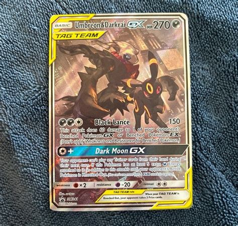 Pokémon TCG Umbreon Darkrai Tag Team GX Sun Moon SM241 Promo Promo