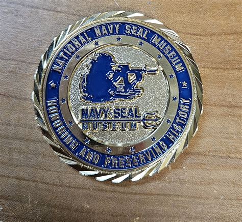 Naked Warrior Commerative Coin Navy SEAL Museum SHIP Store