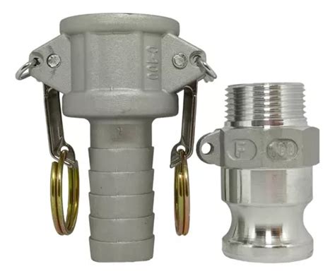 Conexi N Rapida Pulgadas Aluminio Hembra Y Macho Rosca Env O Gratis