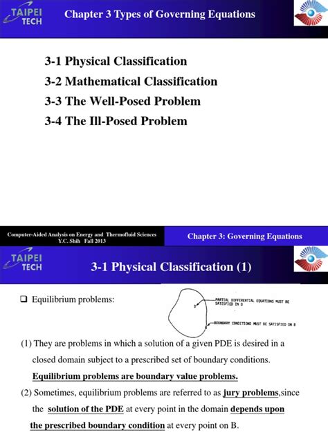 classification of governing equations and the well posed problem pdf boundary value problem
