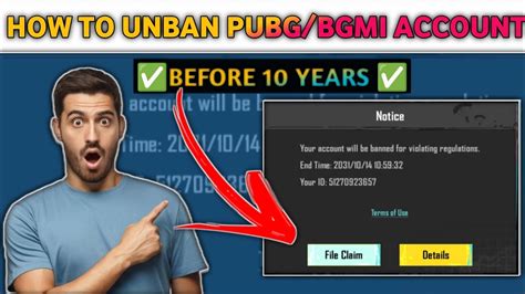 How To Unban Pubg Bgmi Account Pubg Mobile Account Years Ban How