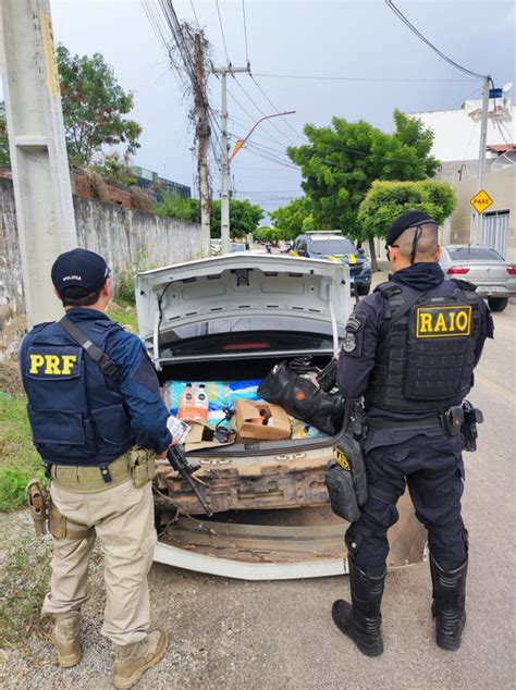 Ação integrada entre PRF e PMCE resulta na recuperação de carga roubada