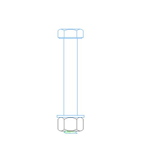 Anchor Bolt Cad Block