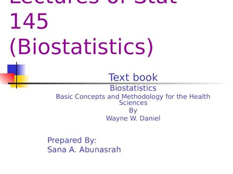 ppt introduction to biostatistics 145 lectures4 dokumen tips