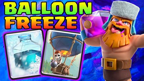 VERY STRONG LUMBER LOON FREEZE DECK IN CLASH ROYALE YouTube