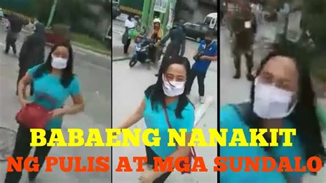 BABAENG NANAKIT NG PULIS AT LUMABAG SA ECQ VIRAL NGAYON YouTube