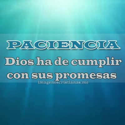 Imagenes Cristianas La Paciencia En Dios Frases Y Reflexiones