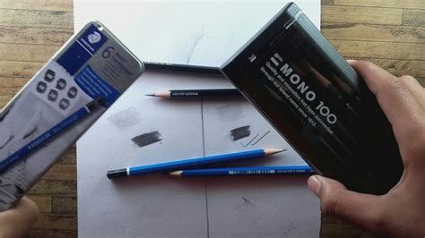 Tombow Momo Vs Staedtler Mars Lumograph Best Expensive Pencil