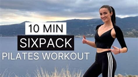 10 MIN SIXPACK WORKOUT At Home Pilates No Equipment YouTube