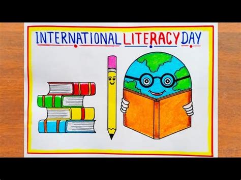 World Literacy Day Drawing Easy How To Draw International Literacy
