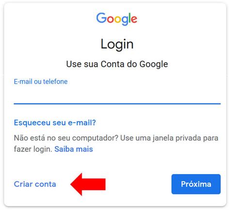 Como Criar Uma Conta Do Google
