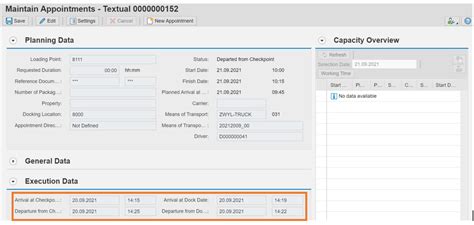 Dock Appointment Scheduling DAS In Standard SAP SAP Community