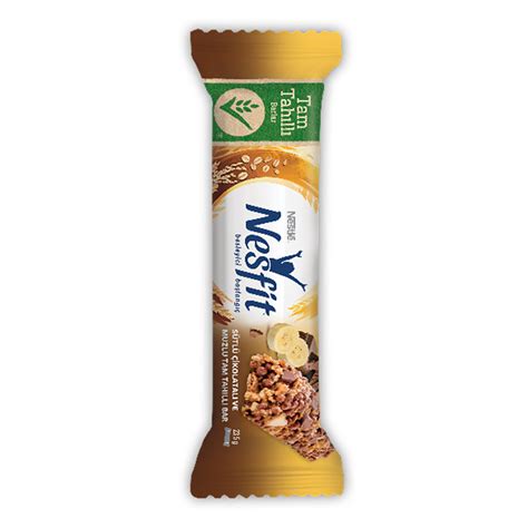 Nestlé Nesfit Sütlü Çikolatalı ve Muzlu Tam Tahıllı Bar 23 5g