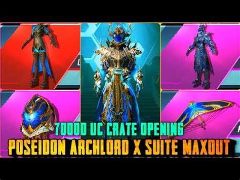 Poseidon X Suit Crate Opening Return Of Poseidon X Suit Spin BGMI