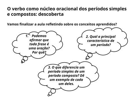 O verbo como núcleo oracional dos períodos simples e compostos